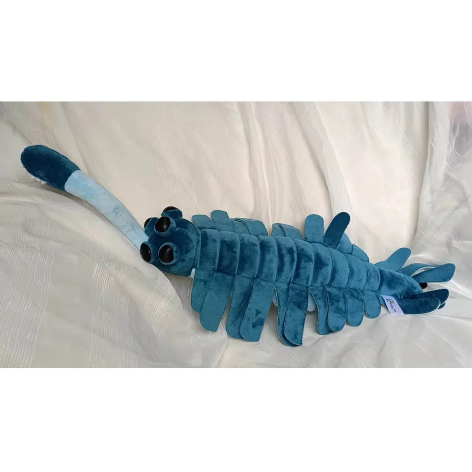 Talking Fish PuffPurrs Realistic Opabinia Regalis Plush Toy - 25 Inch ...