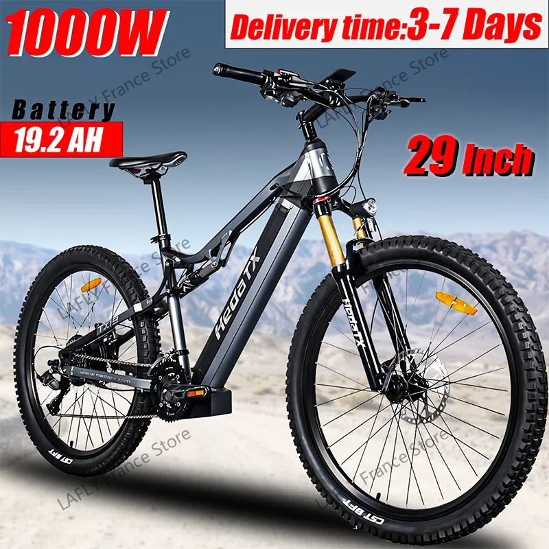 Eu 2024 New Heda-TX19 29-inch electric Bike 1000W 48v19.2ah hydraulic ...