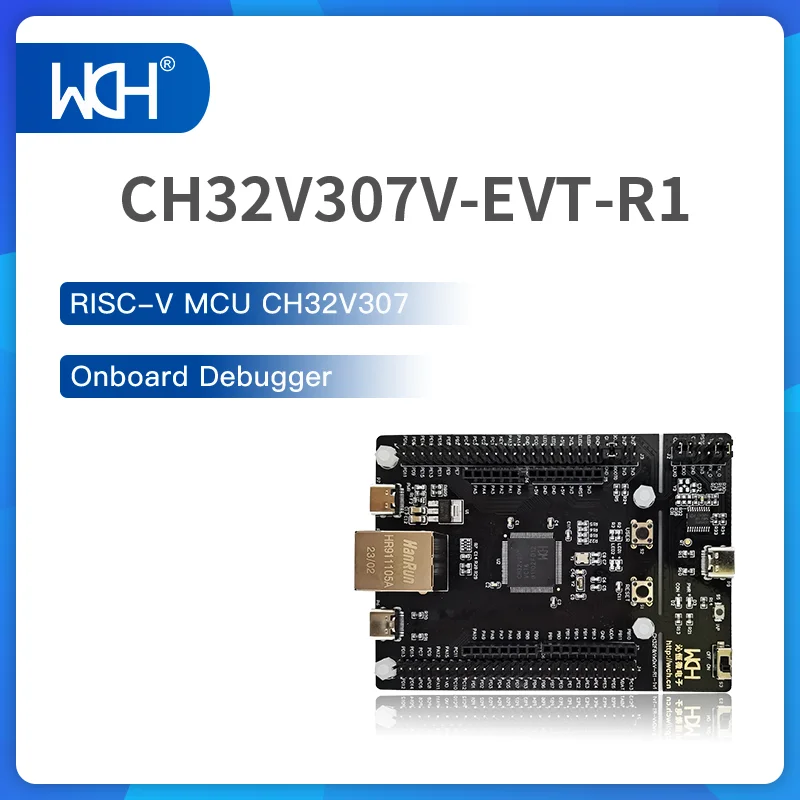 Tablero de evaluación CH32V307, RISC V MCU integrado wch link, 2 unids/lote| | - AliExpress