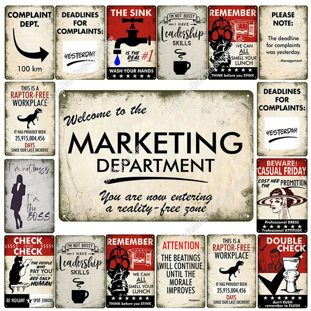 Funny Office Posters Signs