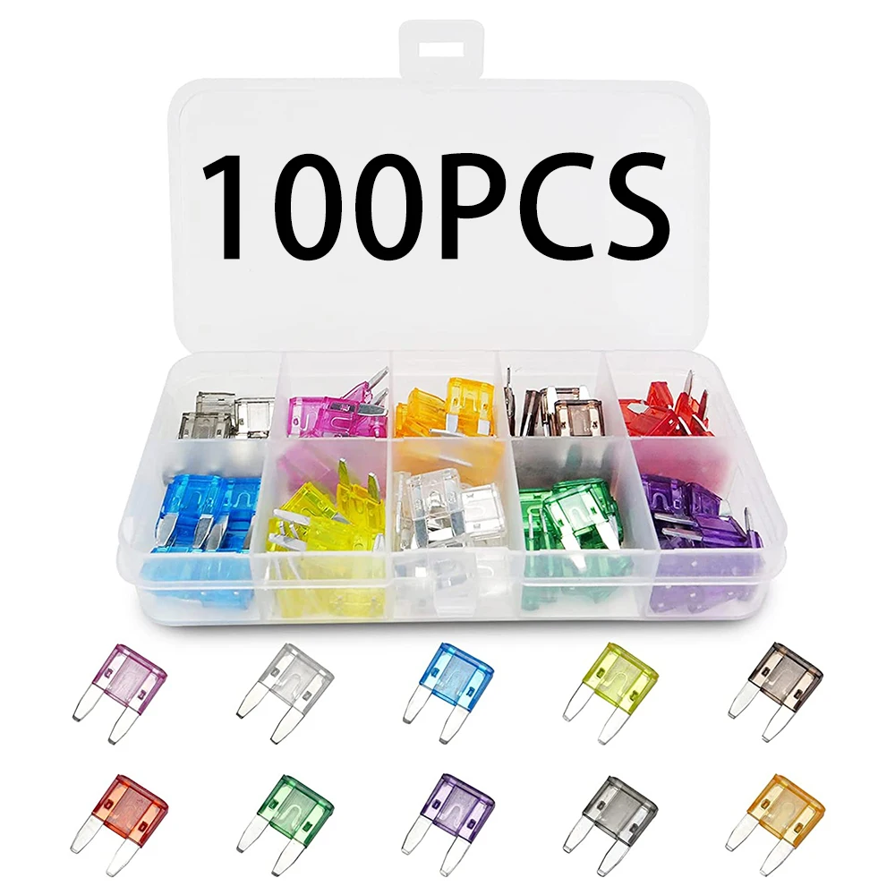 100-PCS-Upgraded-Auto-Fuses-Blade-Auto-Fuses-2A-35A-Blade-Auto-Fuses ...