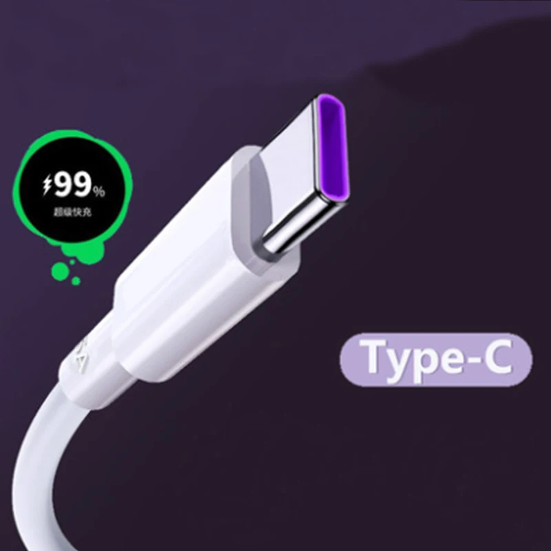 Cable de carga rápida para Huawei P30, P20 Pro, tipo C, 5A, USB C de datos, para Mate 10, 20 Pro ...
