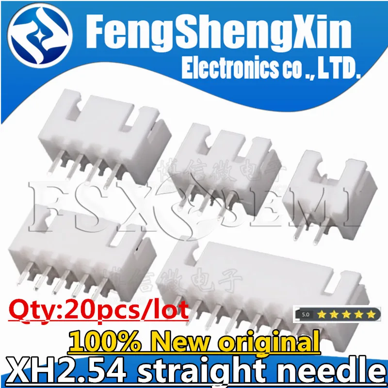 20pcs-XH2-54-straight-needle-Connector-2-54mm-Pin-Header-XH2-54-2P-3P ...