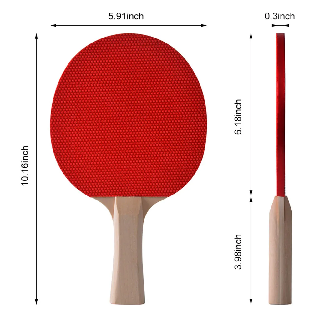 Table-Tennis-Set-Table-Tennis-Racket-Retractable-Net-Color-Random-Ball ...