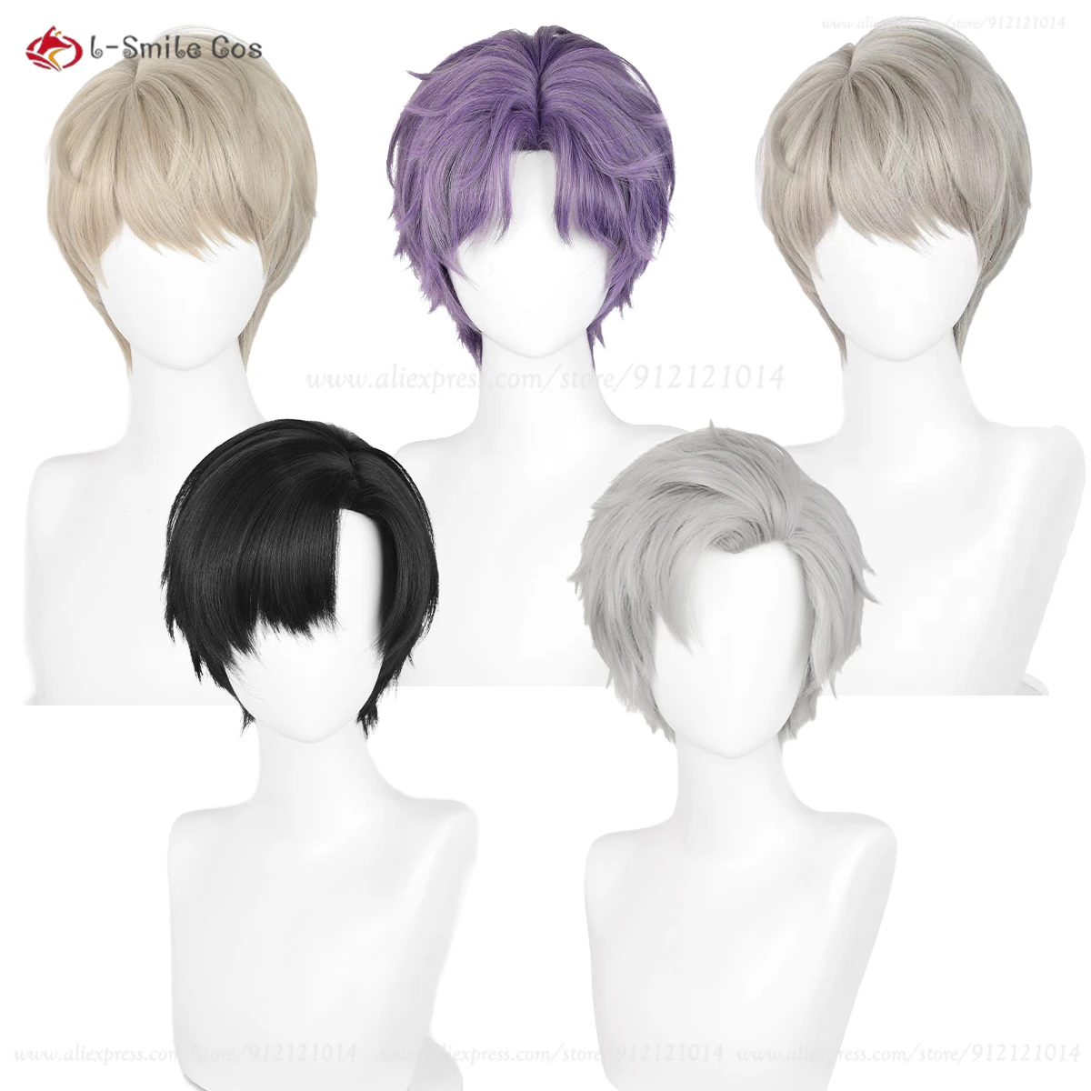Rafayel-Zayne-Xavier-Sylus-Cosplay-Wig-Unisex-Short-Anime-Wig-Heat ...