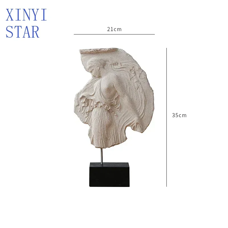 Wuji French medieval Venus figure sculpture sandstone retro art ...