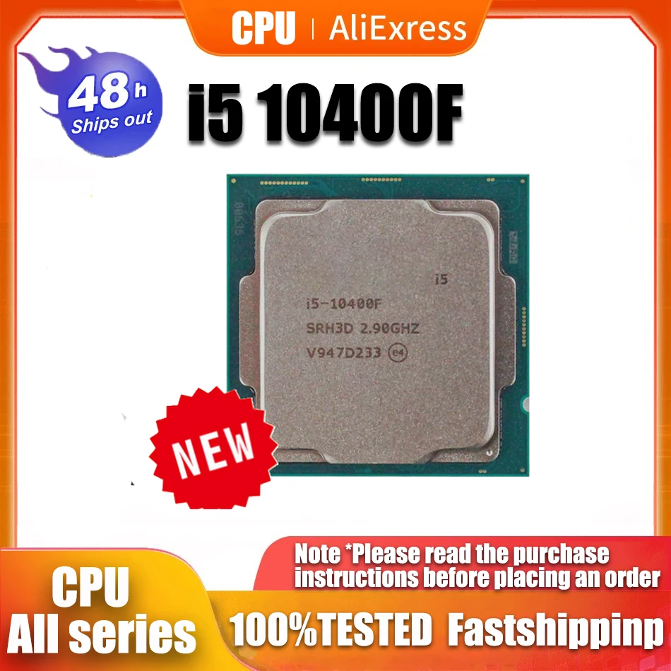 NEW-Core-i5-10400F-2-9GHz-Six-Core-Twelve-Thread-CPU-Processor-65W-LGA ...