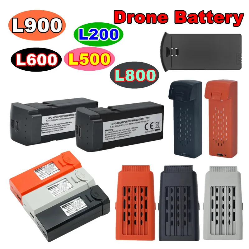 7.4V Original Drone Lipo Battery for L200 PRO/L200 PROMAX/L500 PRO/L600 ...