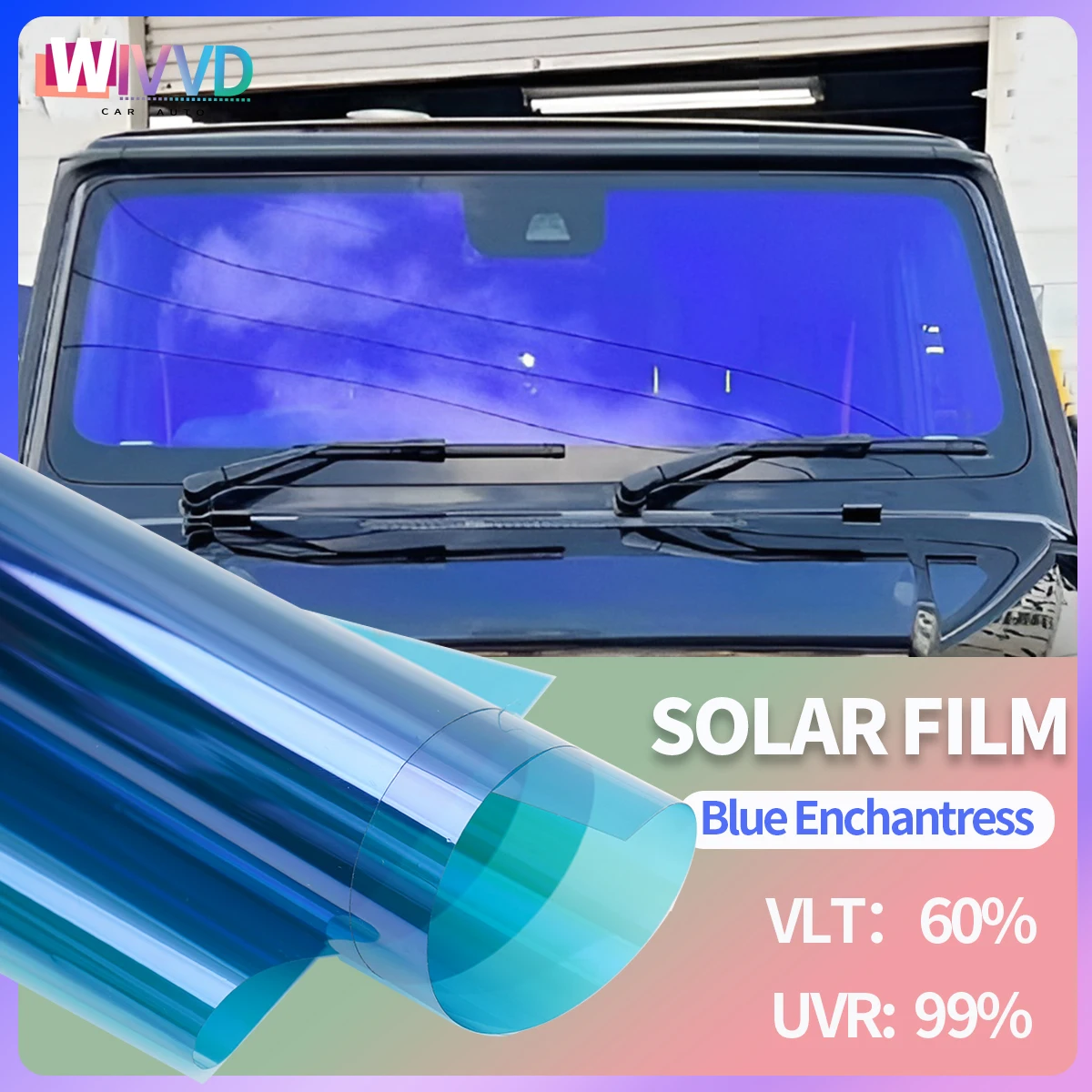 Car-Windscreen-Solar-Tint-Film-Blue-Chameleon-Foil-Color-Change-Solar ...