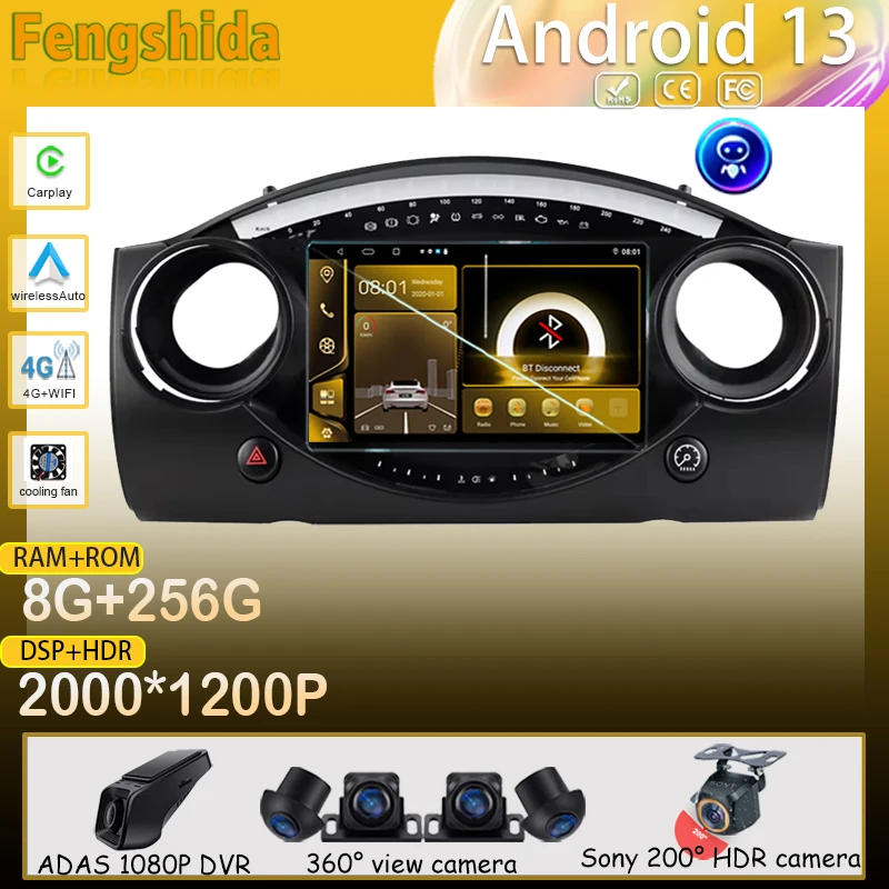 Navigation-Android-For-BMW-Mini-Cooper-S-R50-R52-R53-2004-2007-Player ...