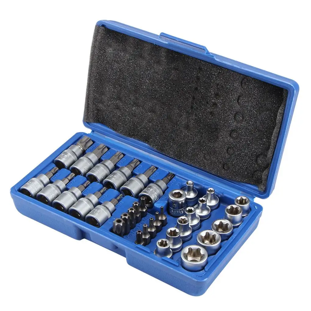 Screwdriver Sleeve set, Torx socket set, socket bits， E-type socket ...