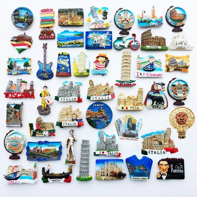 Italy-Funny-Fridge-Magnet-Souvenir-Milan-Venice-Roma-Pisa-Florence ...