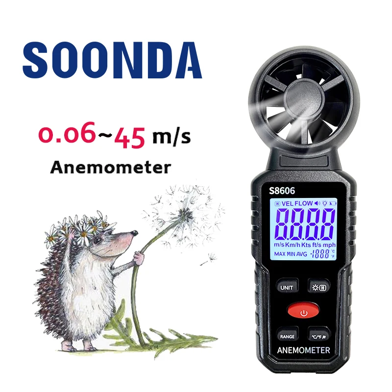 2-in-1-Big-Head-Anemometer-Wind-Meter-Tester-Measuring-Air-Indoor ...