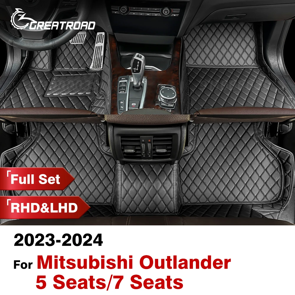 Car-Floor-Mats-For-Mitsubishi-Outlander-5-7-Seats-2023-2024-Custom-Auto ...