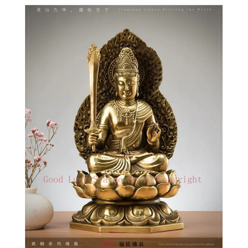 27CM large Bodhisattva Akashagarbha buddha # Home family Lobby hall ...