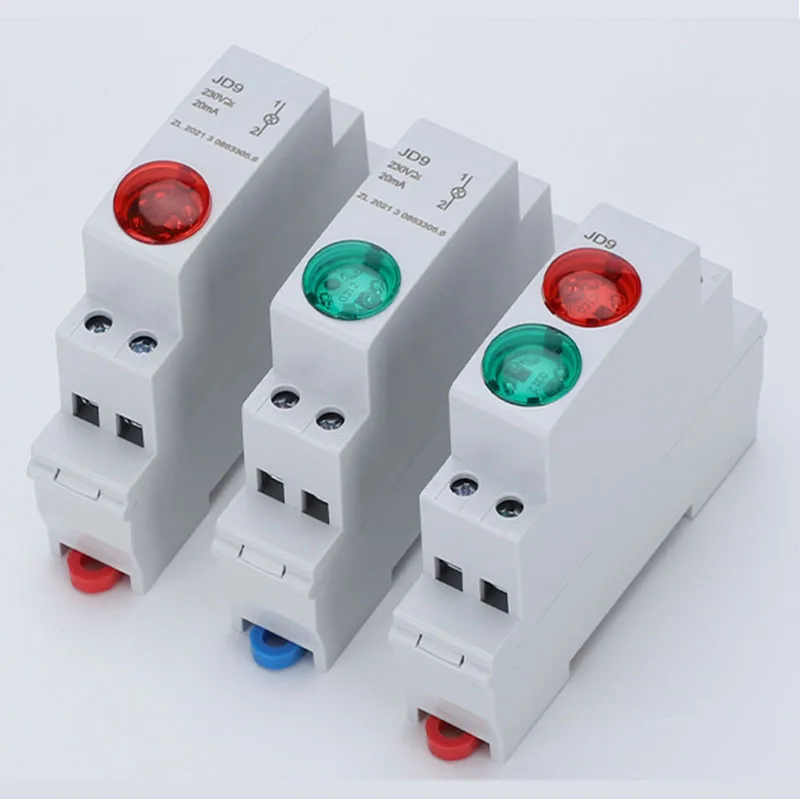 DIN rail Signal light LED Power indicator light Mount Signal Light DC ...