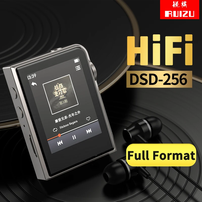 Ruizu A58 Lossless Sport Mp3 Player With Eq Equalizer Full Screen Hifi ...