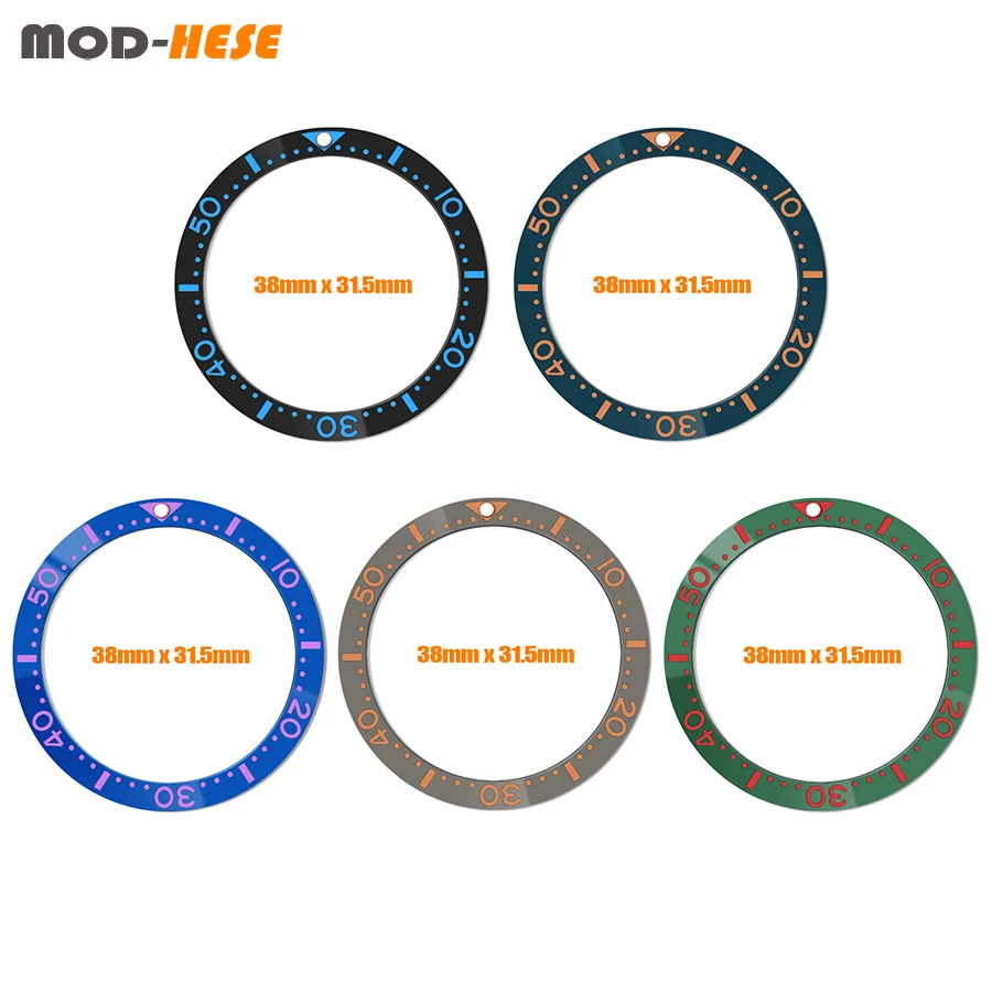 38mm-Mod-Seiko-Flat-Ceramic-Bezel-Insert-Fit-For-Seiko-5-SKX007-SKX009 ...