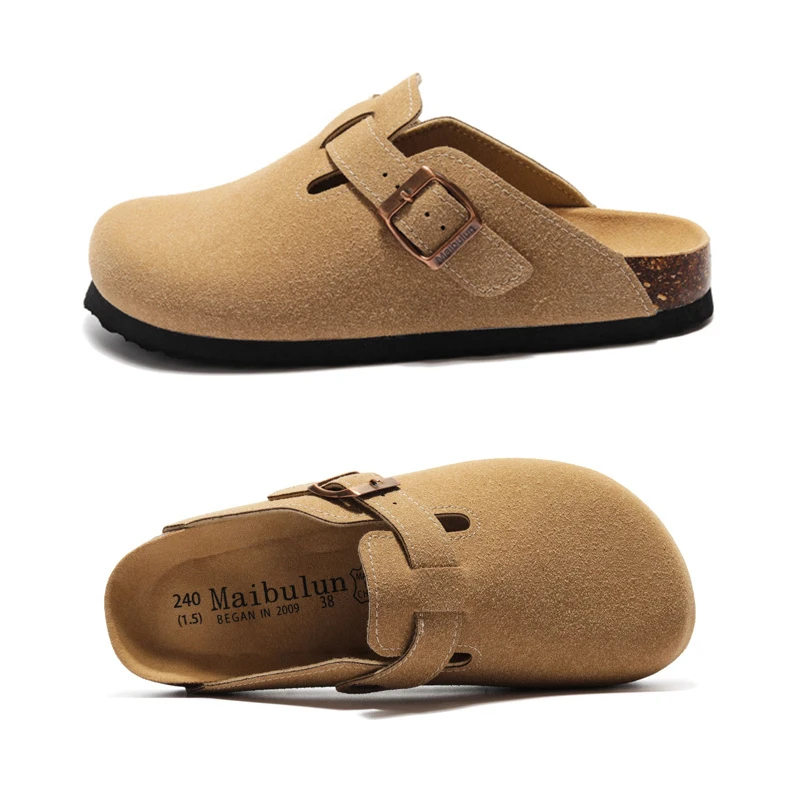 Men Slippers Slip Buckles | Slippers Fashion Mens | Men's Slippers ...