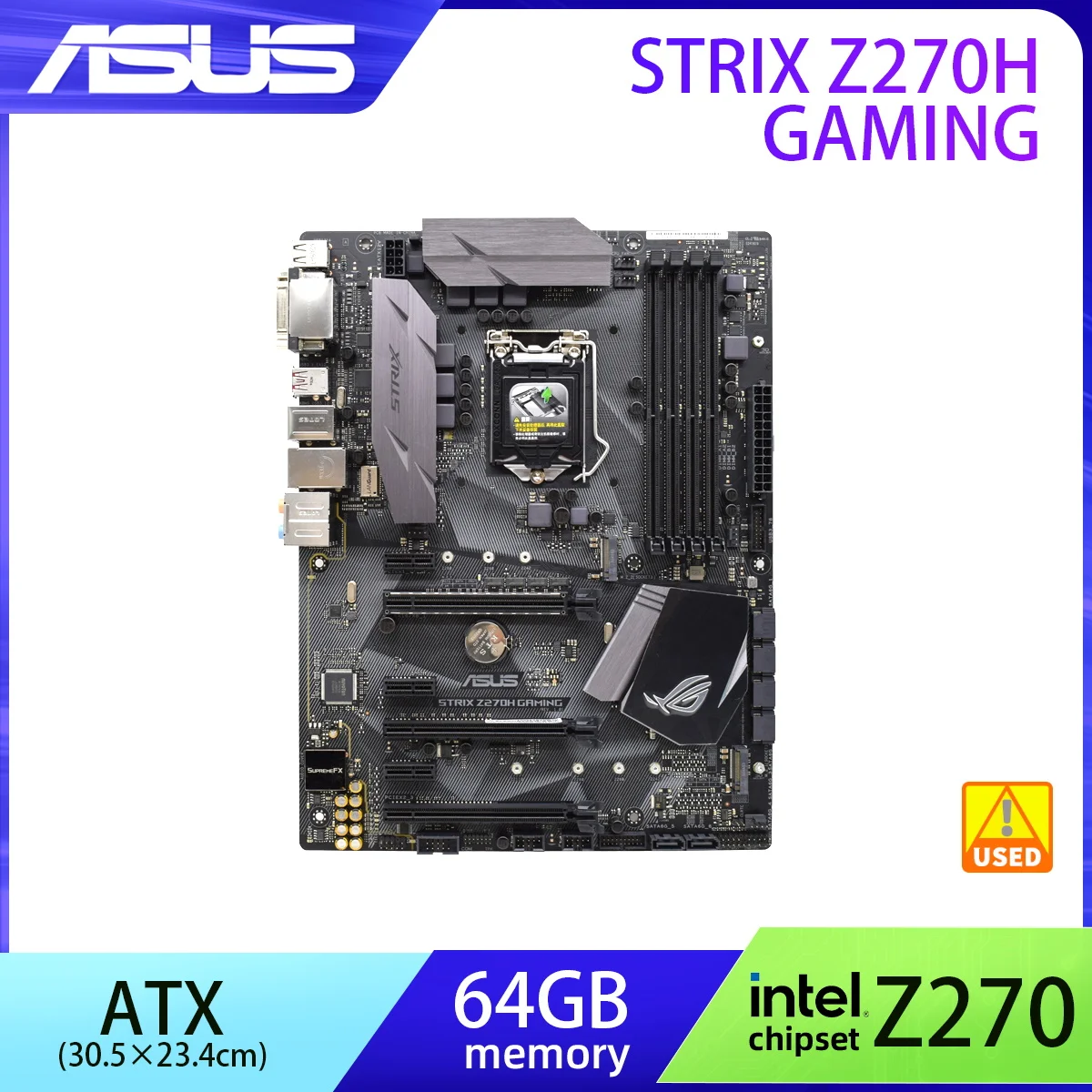 Z270 Motherboard ASUS ROG STRIX Z270H GAMING LGA 1151 Motherboard DDR4 ...