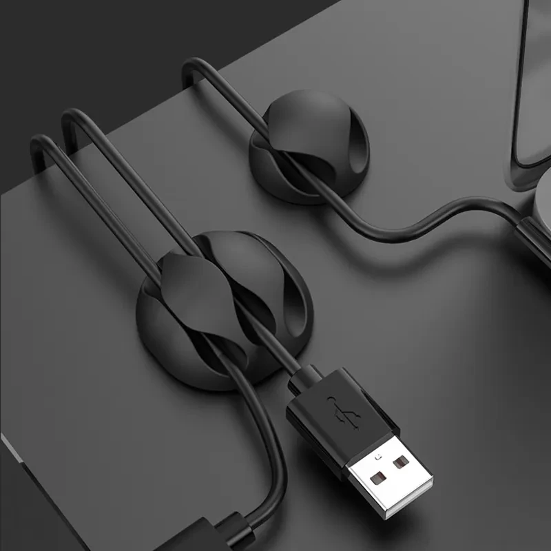 Silicone-Wire-Cable-Organizer-Cable-Winder-Flexible-Cable-Management ...