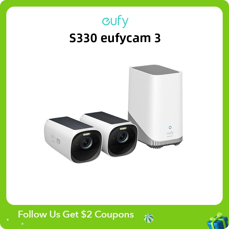 eufy-security-S330-eufyCam-3-Security-Camera-Outdoor-Wireless-4K-Camera ...