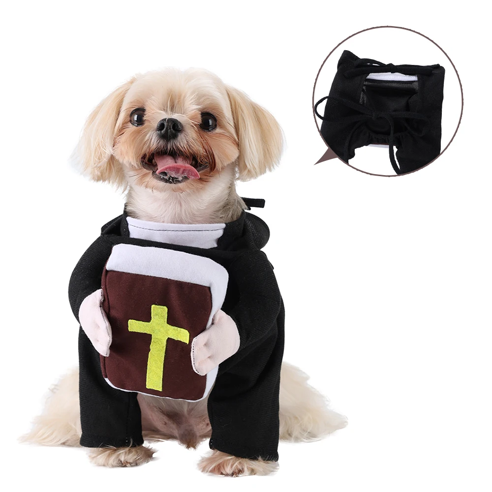 Pet Halloween Costumes Pastor Puppy Cosplay Party Fancy Clothes With ...