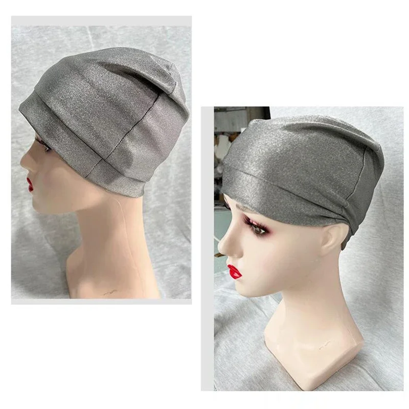 Silver Fiber Anti Radiation Cap Computers Electromagnetic Wave Rfid ...