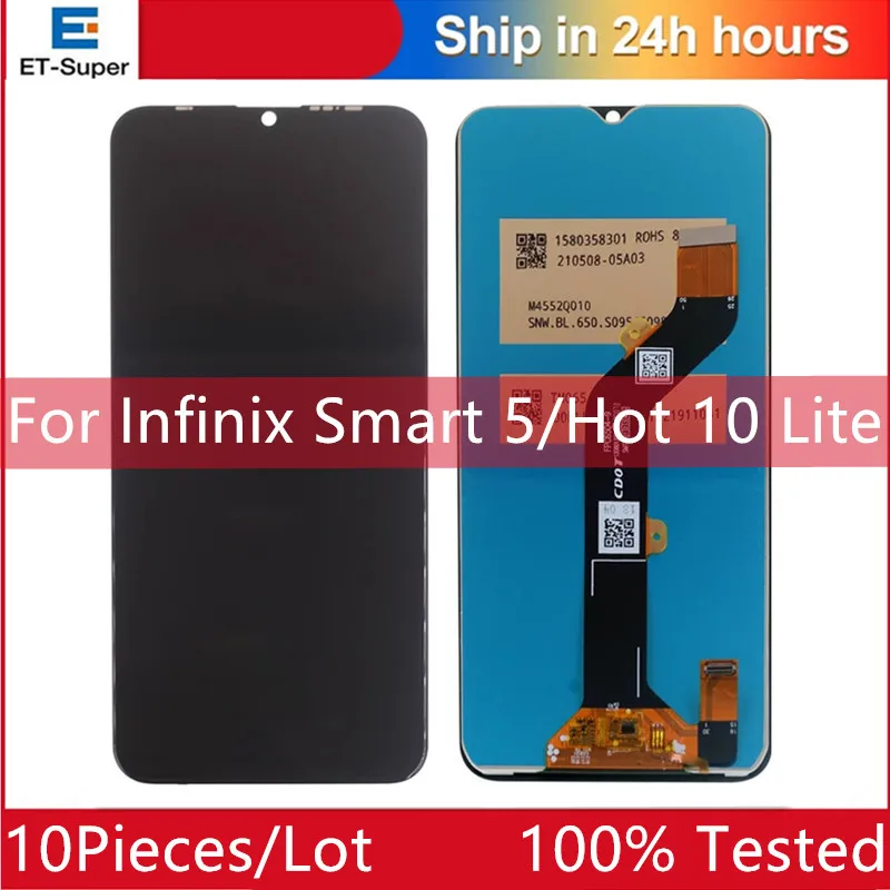 6PCS-Lot-LCD-For-Infinix-Smart-5-X657-X657C-Hot-10-Lite-X657B-LCD ...