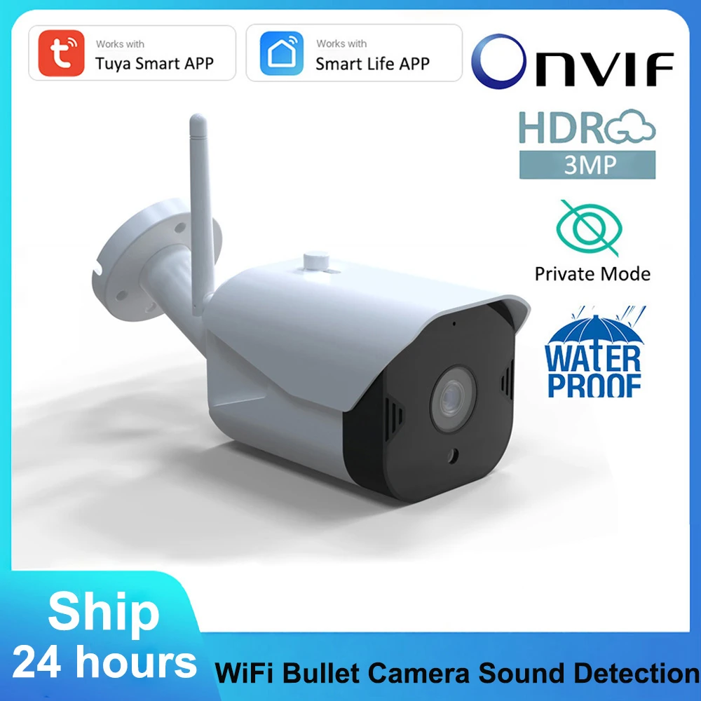 Onvif Wifi Waterproof | Camera Ip Tuya Onvif | Ip Onvif Wifi Bullet | Tuya Camera Outdoor - Ip ...