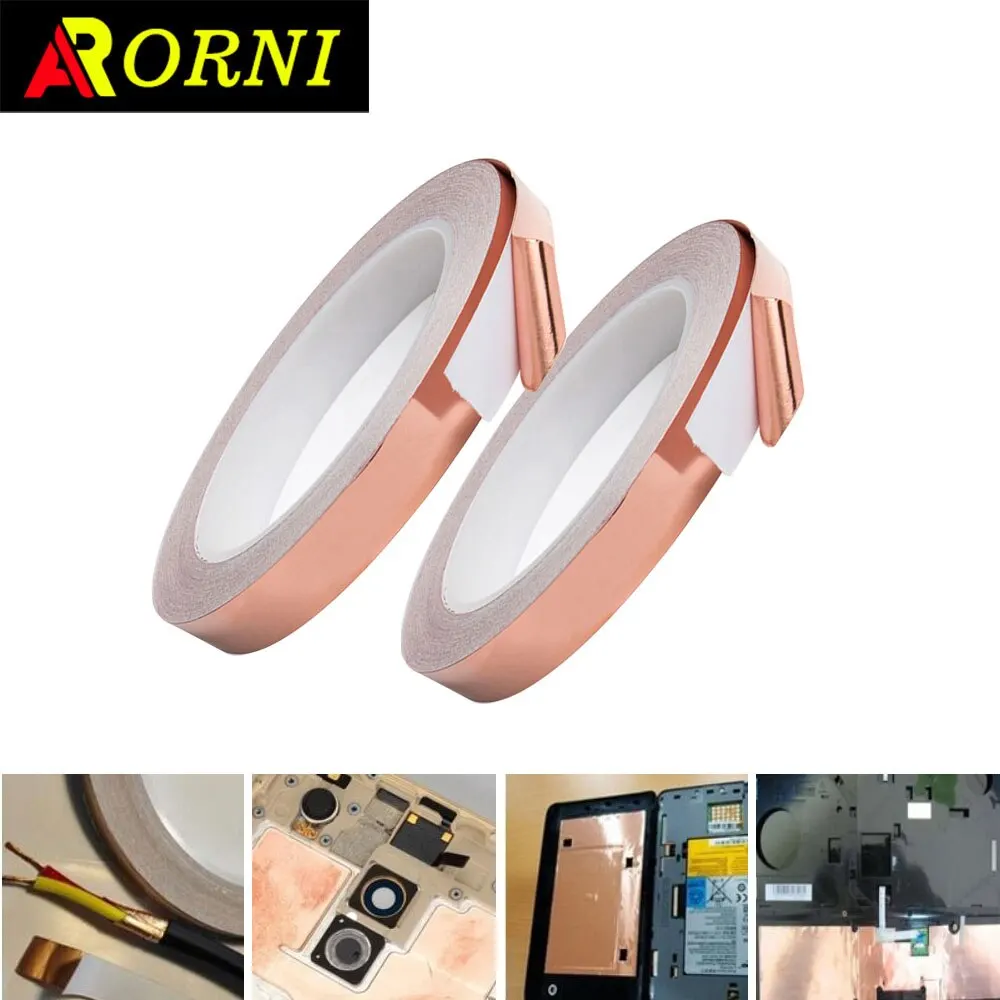 Cinta-de-l-mina-de-cobre-conductora-nica-de-20m-cinta-adhesiva-antiest ...