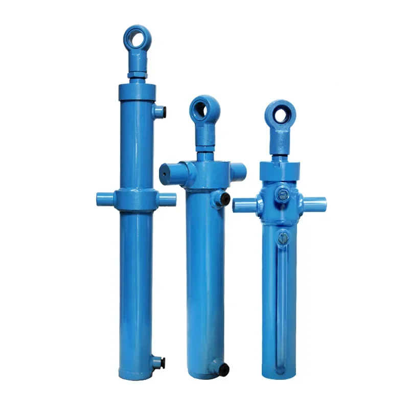 Axial-oil-cylinder-hydraulic-cylinder-oil-top-piston-rod-lift-freight ...