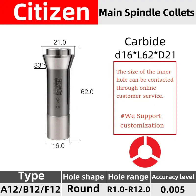 Stuka Collet For Citizen L12/B12 3319E 174.001 SD125R T18 Headstock ...