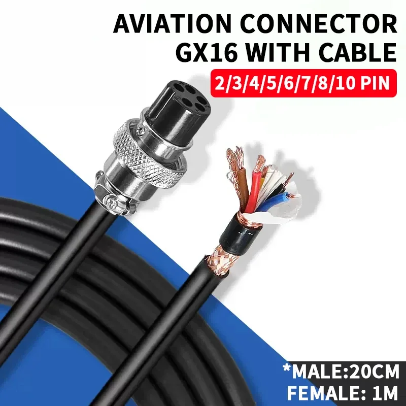 Cable-de-extensi-n-hembra-a-hembra-Conector-de-aviaci-n-de-GX-16-con ...