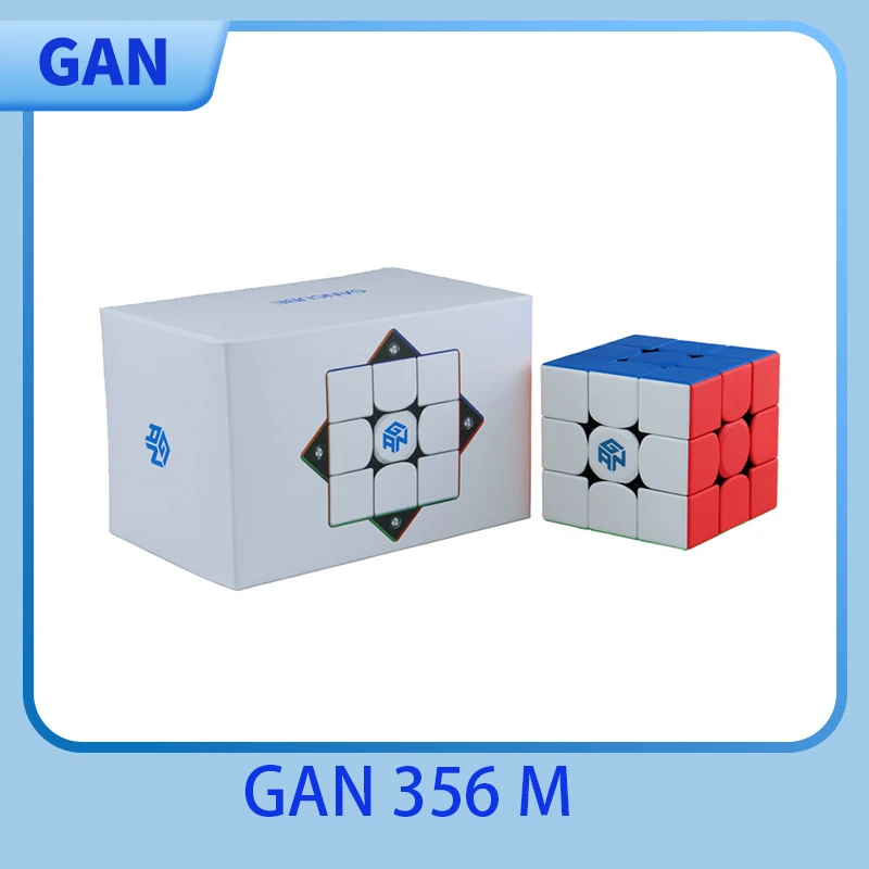 GAN 356 M Magnetic Magic Speed Cube Stickerless Gan 356M Professional ...