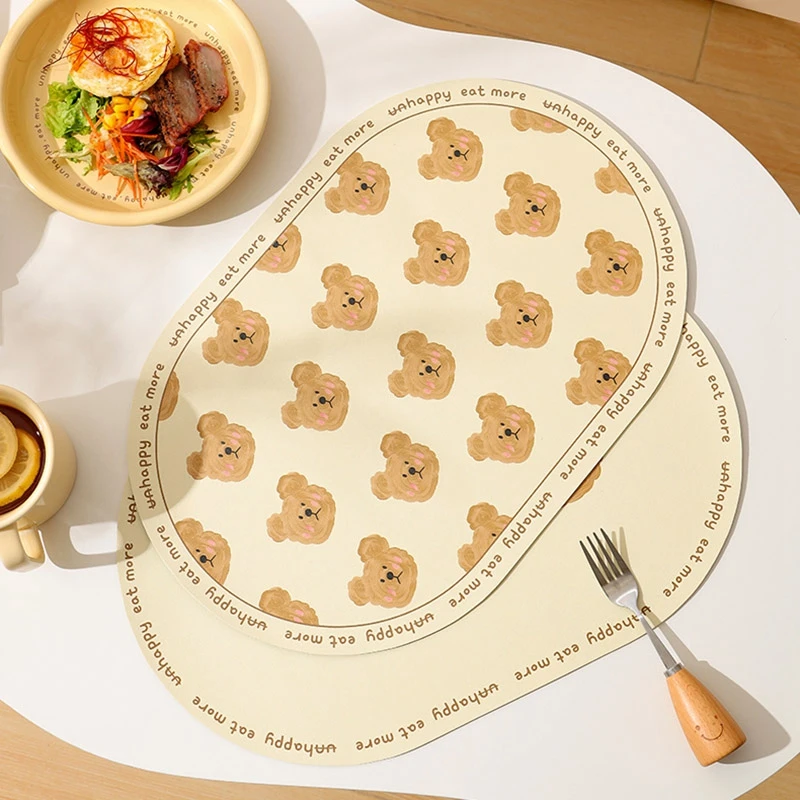 Nordic-Oval-Reversible-Placemat-Dining-Table-Pad-Place-Mat-Non-Slip ...