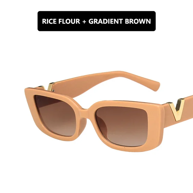 Retro Rectangle Women's Sunglasses - Outfit Galore