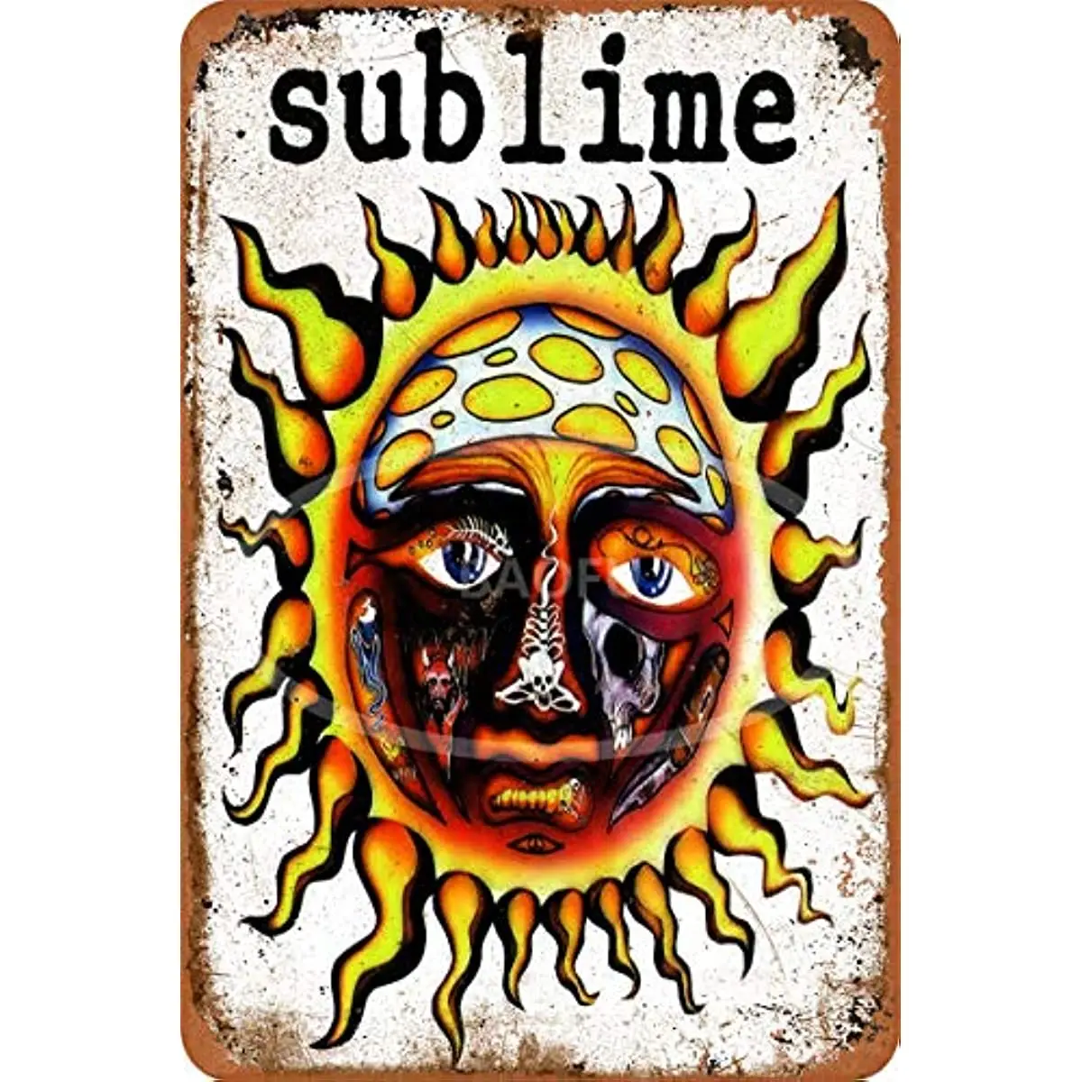 Iron Painting Wall Poster Metal Vintage Band Tin Signs Retro Garage ...