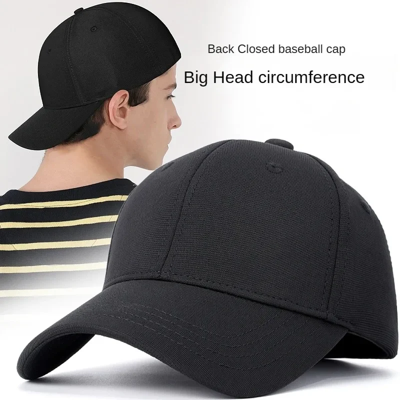 Baseball-Cap-Big-Head-Plus-XXL-Size-Back-Seal-Stretchable-fitted-closur ...