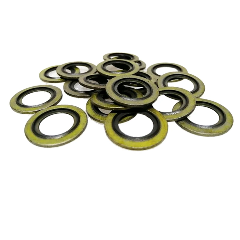 20PCS-Engine-Oil-Drain-Plug-Gasket-016393-016454-For-Peugeot-Citroen ...