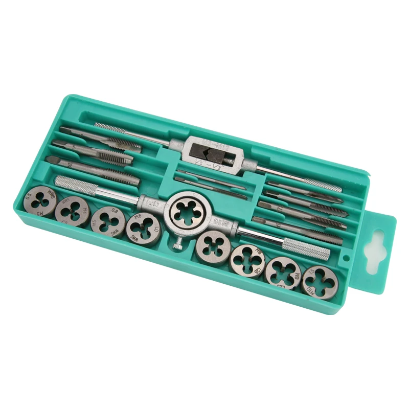 Xmsj Tap And Die Set 20pcs Tap Wrench Threading Tools Metric/imperial ...