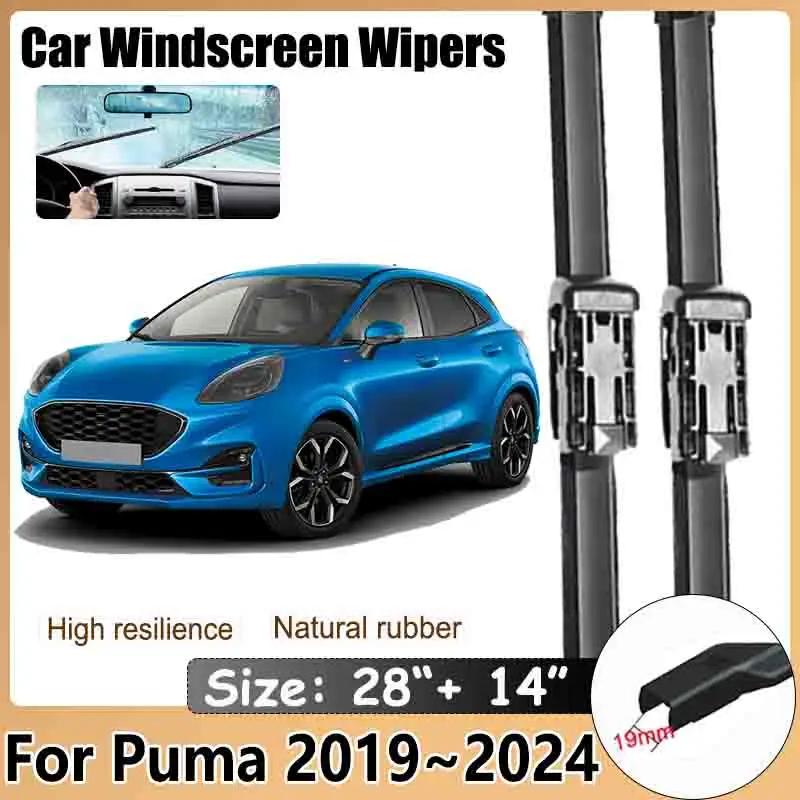 Car Front Windshield Wipers For Ford Puma Crossover 2019 2020 2021 2022 ...
