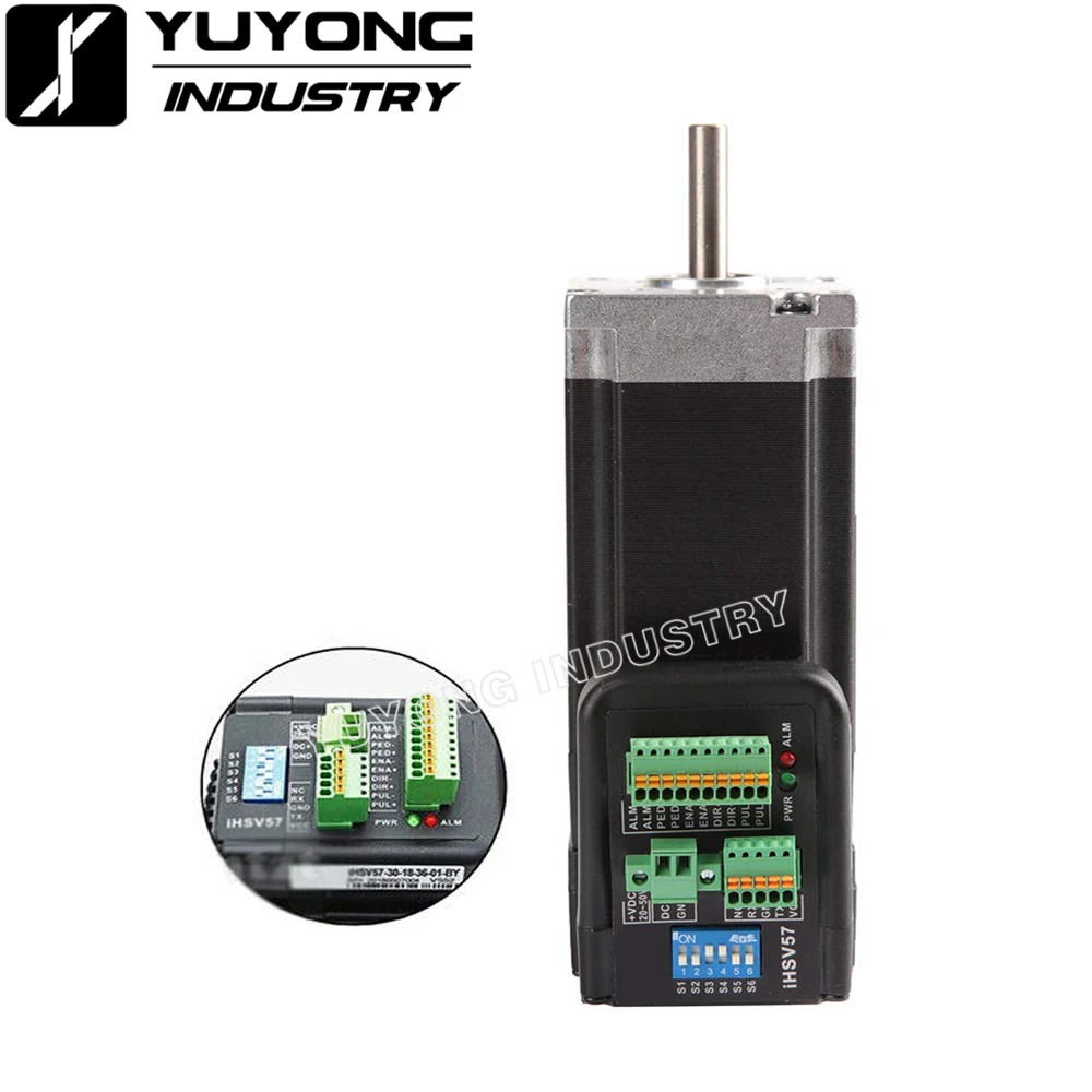 Latest-Version-3000RPM-180W-Integrated-Servo-Motor-Driver-0-6Nm-Nema-23 ...