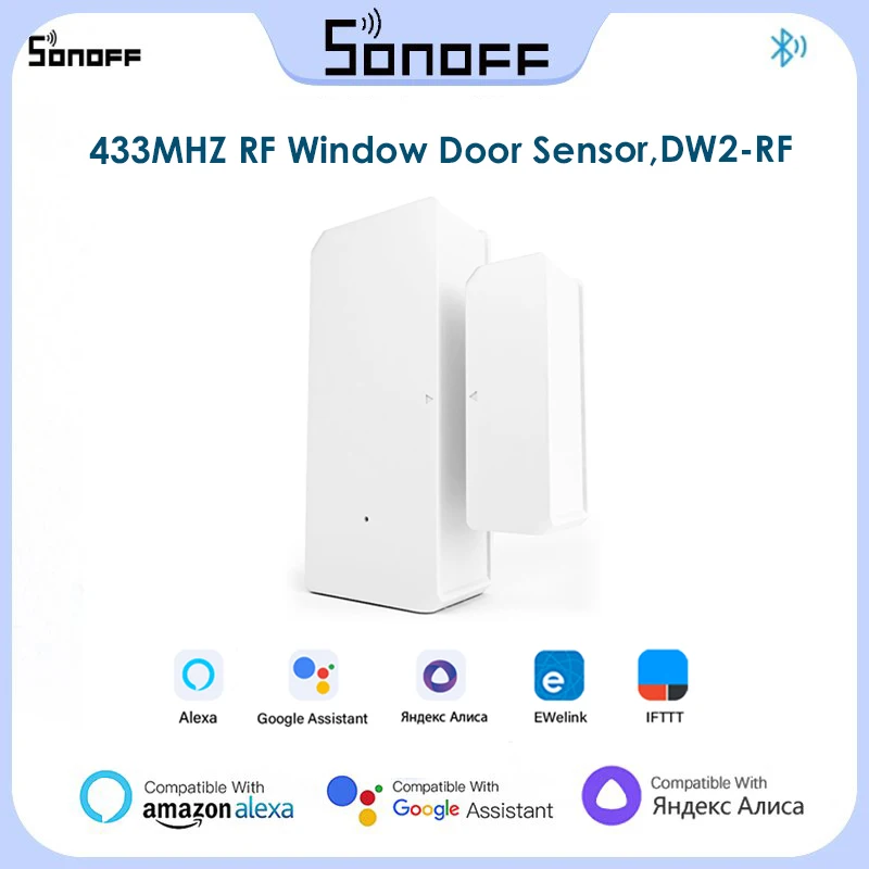 SONOFF-DW2-RF-433MHZ-RF-Wireless-Sensor-Door-Window-Sensor-Detector ...