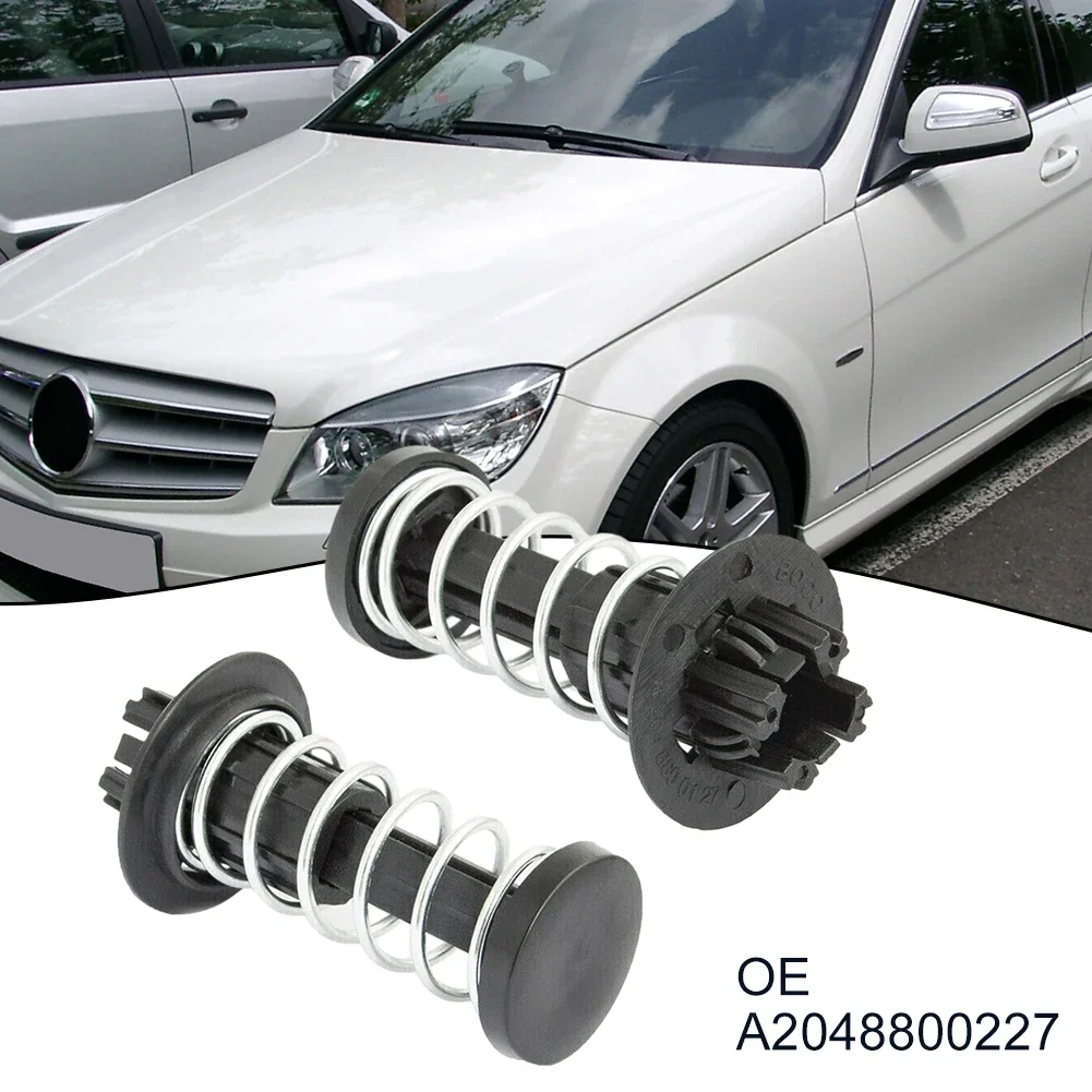 2PCS-Engine-Bonnets-Hood-Spring-A2048800227-FOR-Mercedes-For-Benz-W204 ...