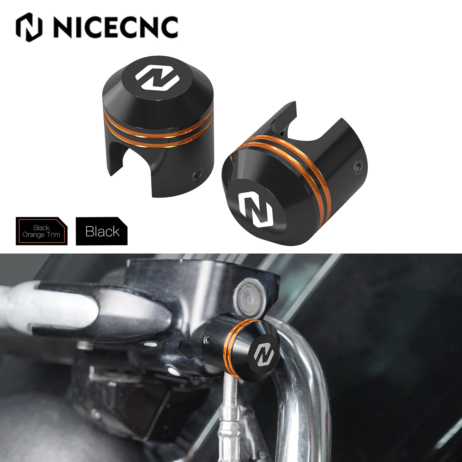 Brake-Clutch-Cables-Ferrule-Covers-For-Harley-Road-King-FLHR-Special ...