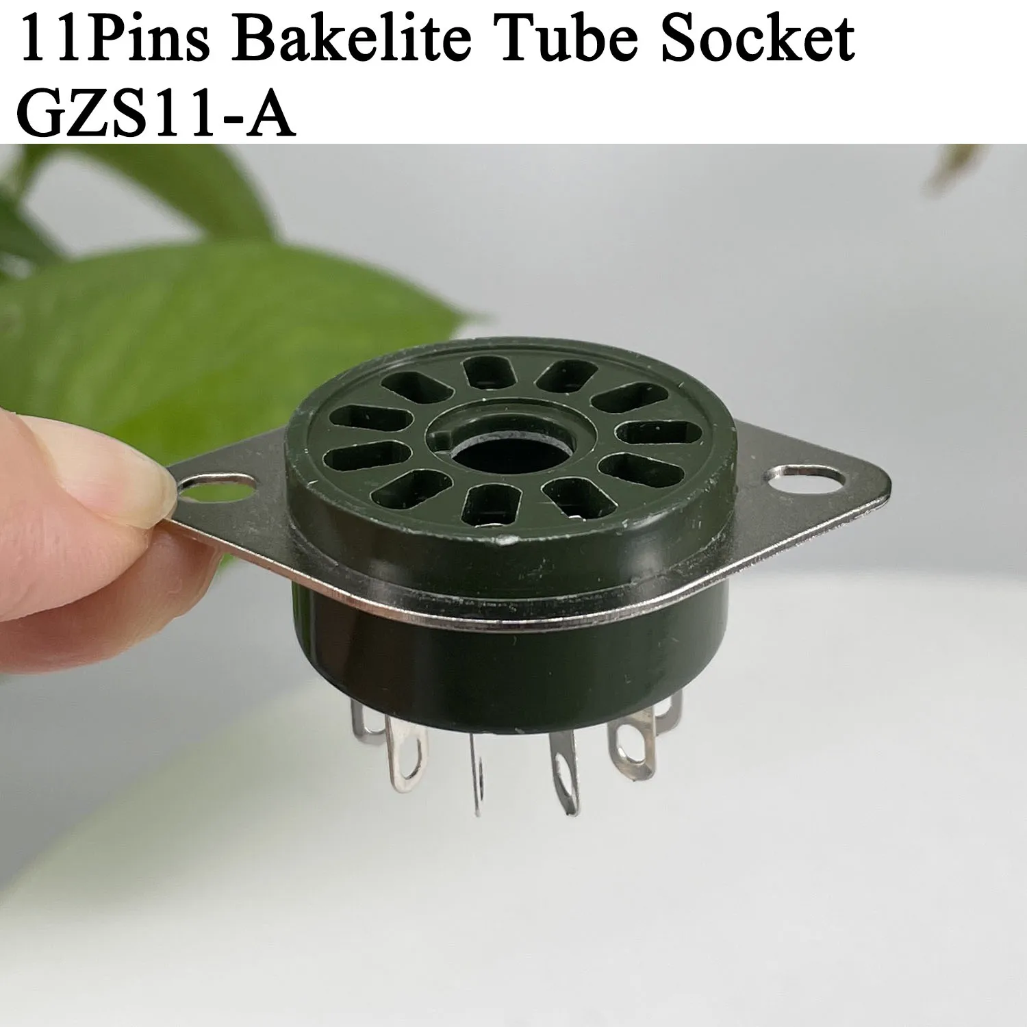 1PC Bakelite 11 Pins Tube Socket GZS11-A Electron Tube Socket Vacuum ...