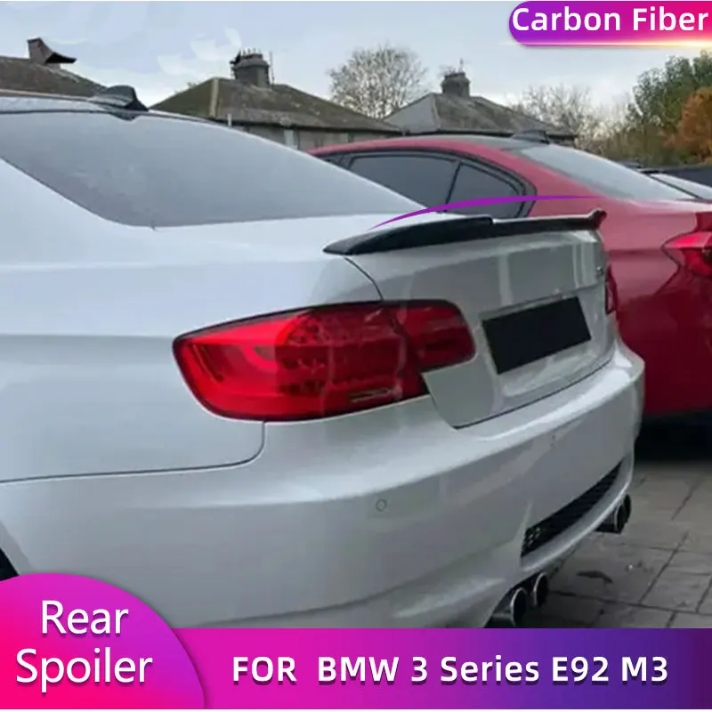 Carbon-Fiber-Rear-Trunk-Spoiler-Wings-for-BMW-3-Series-E92-M3-Coupe-2 ...