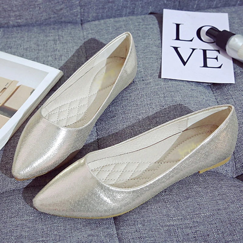 New-Summer-New-Large-Size-Flat-Women-s-Fashion-Flat-Sequined-Cloth ...