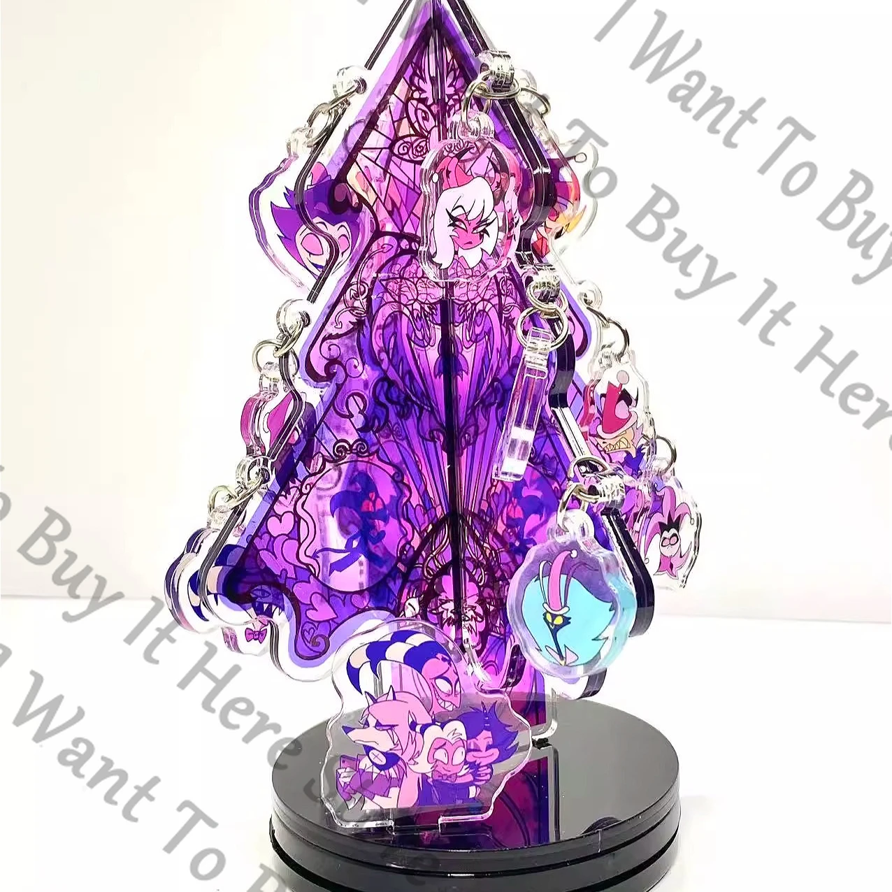 Anime Hazbin Hotel Alastor Vox Valentino Radio Demon Husk Velvet ...